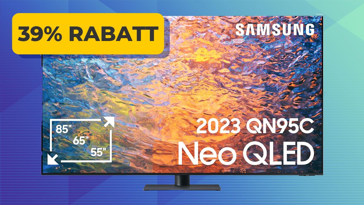 Ein titelreifes Angebot: Jetzt mit dem Samsung QN95C 4K Mini-LED-TV zum Tiefstpreis alle (!) EM ...