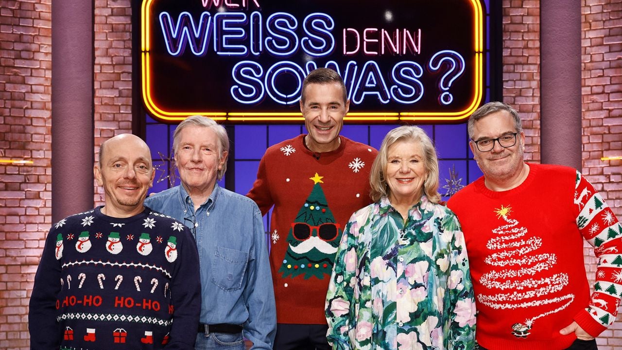 Heute zu Gast in der Weihnachtsausgabe von "Wer weiß denn sowas?": Zwei ...