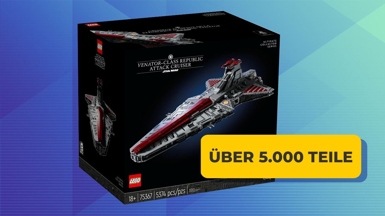 Über 1 Meter lang! Dieser LEGO "Star Wars"-Bausatz mit epischen ...