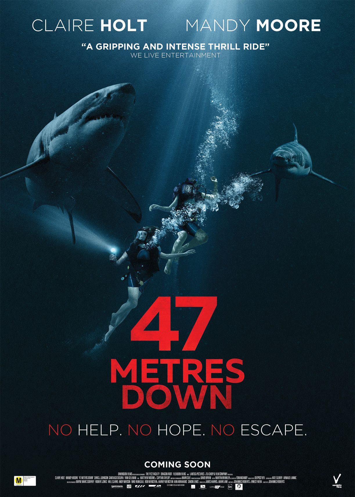Poster zum Film 47 Meters Down - Bild 1 auf 22 - FILMSTARTS.de
