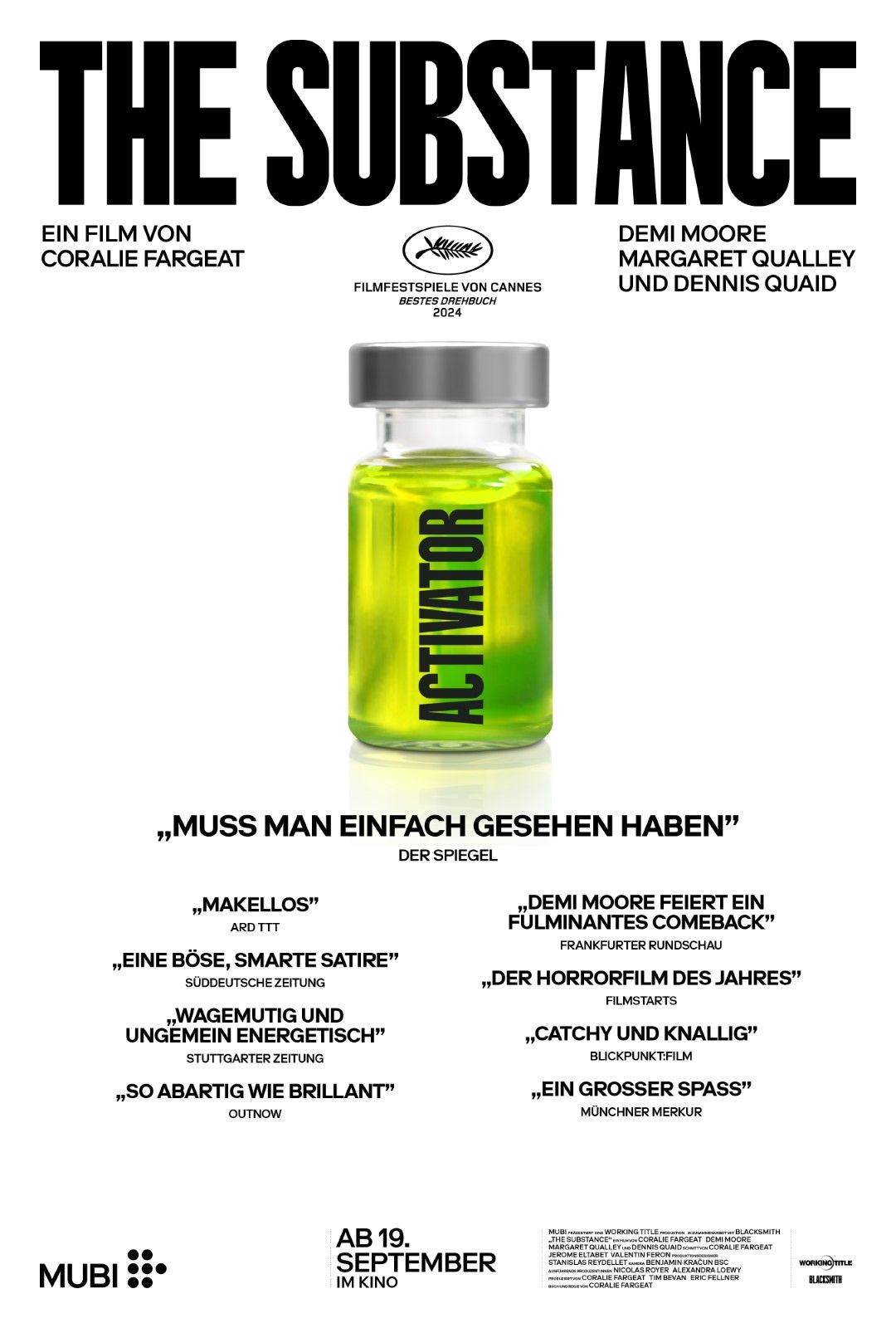 Poster zum Film The Substance - Bild 9 auf 15 - FILMSTARTS.de