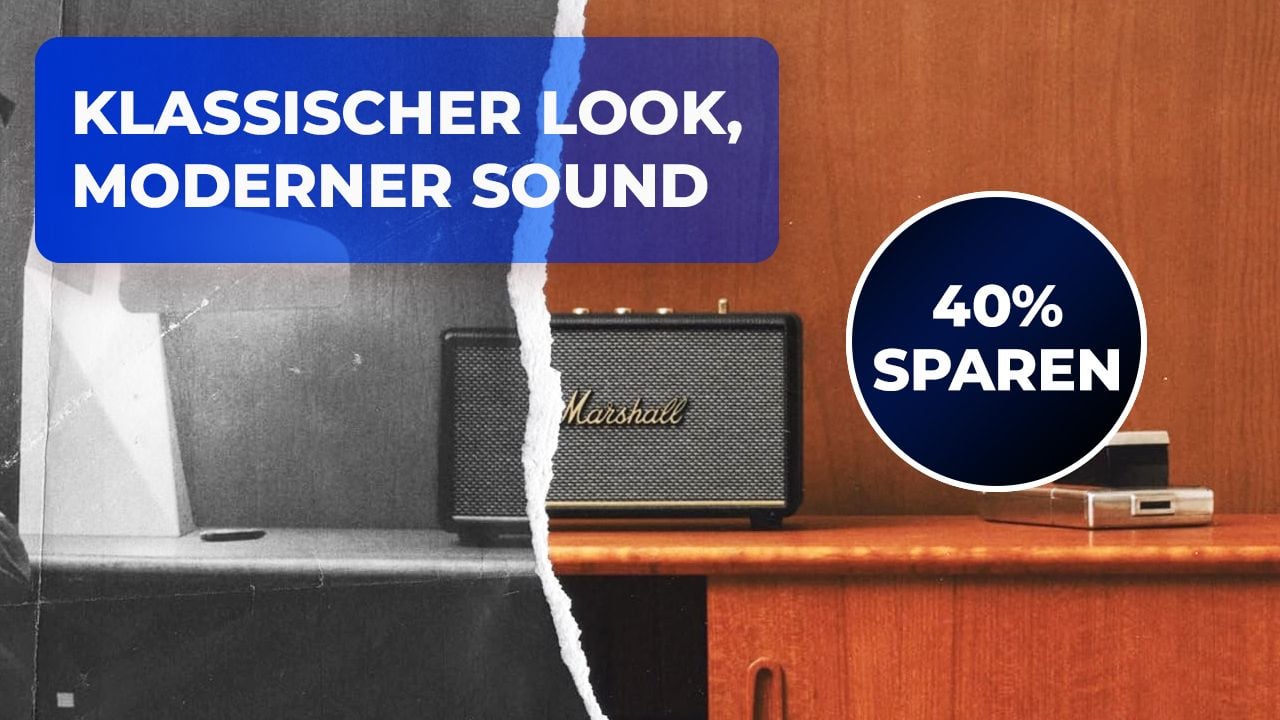 Klangvolles Retro-Feeling zum kleinen Preis: Dieser Bluetooth ...