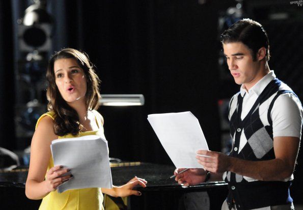 Glee: Glee : Bild Darren Criss, Lea Michele - 369 von 616 - FILMSTARTS.de