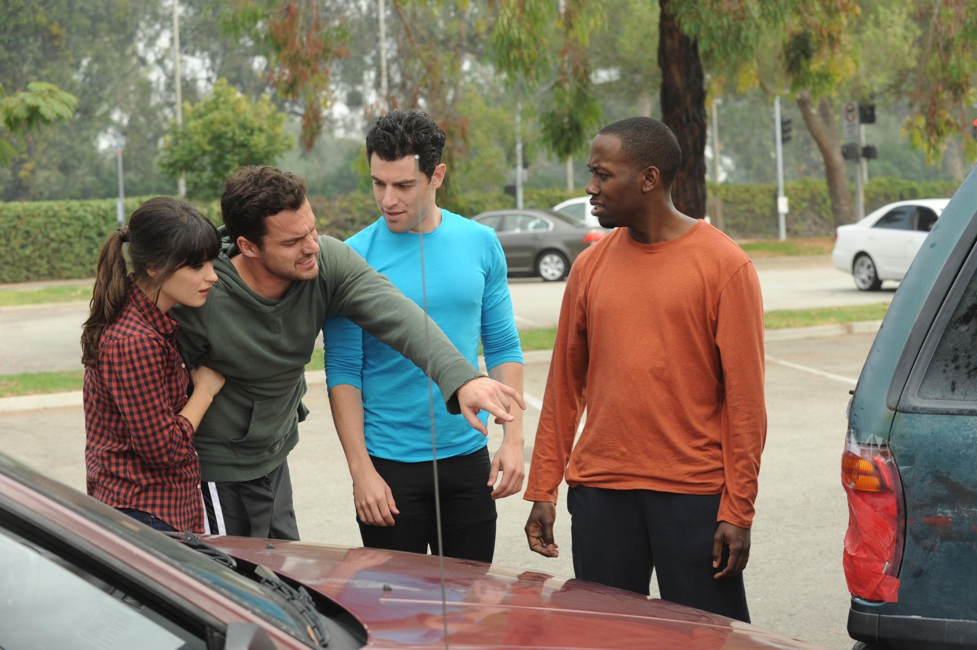 New Girl: New Girl : Bild Max Greenfield, Jake Johnson, Zooey Deschanel ...