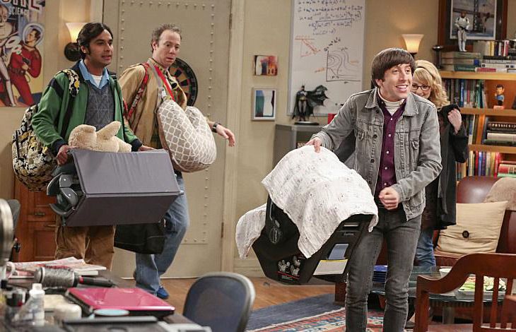 Bild zu Kevin Sussman - The Big Bang Theory : Bild Melissa Rauch, Kevin Sussman, Simon Helberg ...