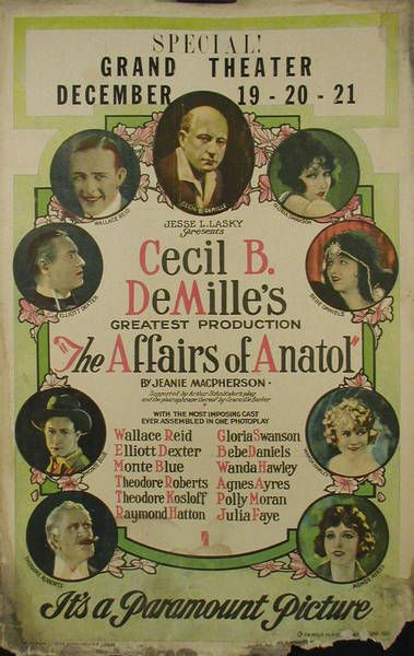 The Affairs Of Anatol - Film 1921 - FILMSTARTS.de