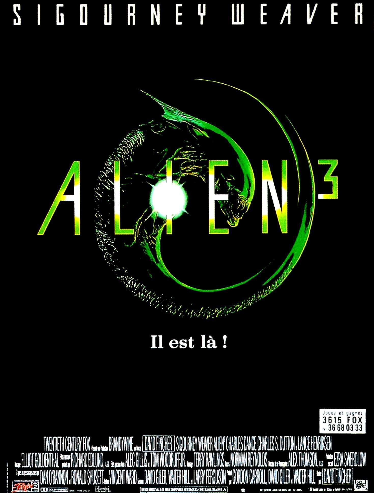 Alien 3 Movie Poster Alien 3 Original 1992 U.S. Vinyl Banner