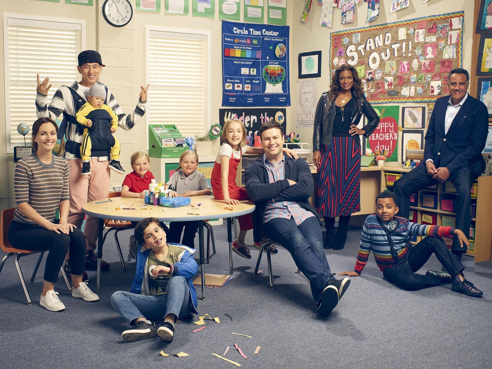 Single Parents: Bild Jake Choi, Leighton Meester, Kimrie Lewis, Brad ...