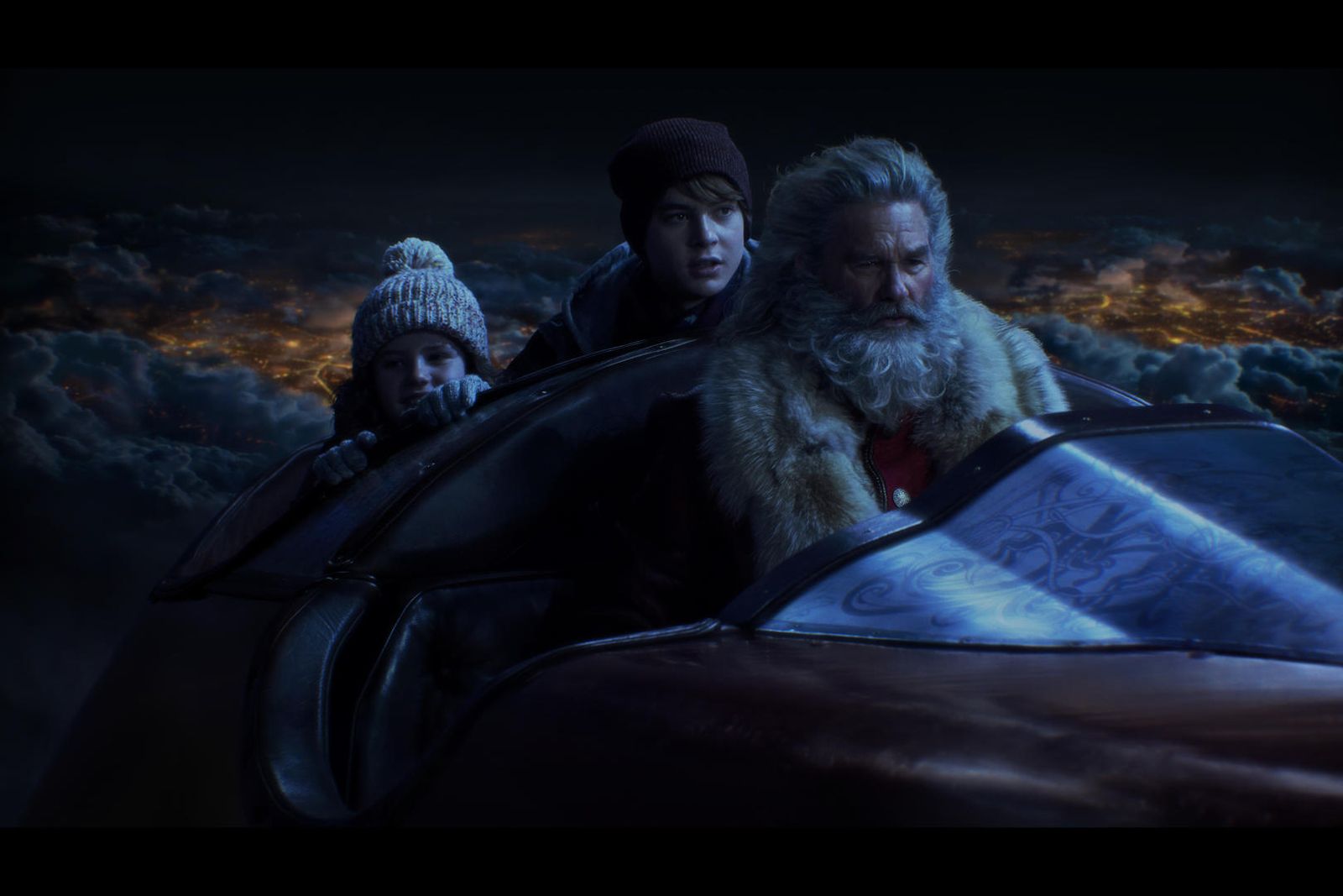 Bild zu Kurt Russell - Bild Judah Lewis, Darby Camp, Kurt Russell ...