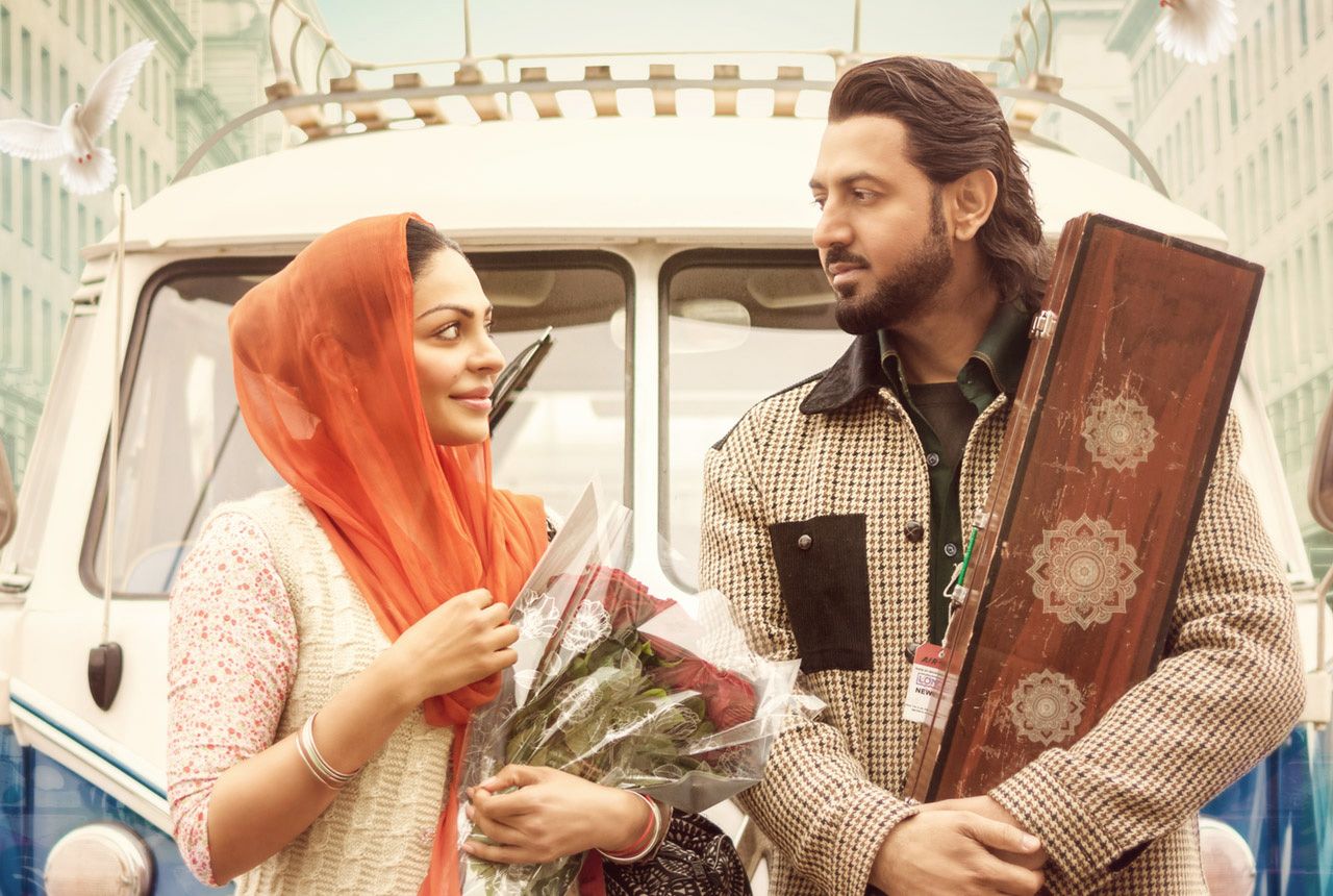 Bild zu Neeru Bajwa - Paani Ch Madhaani : Bild Gippy Grewal, Neeru ...