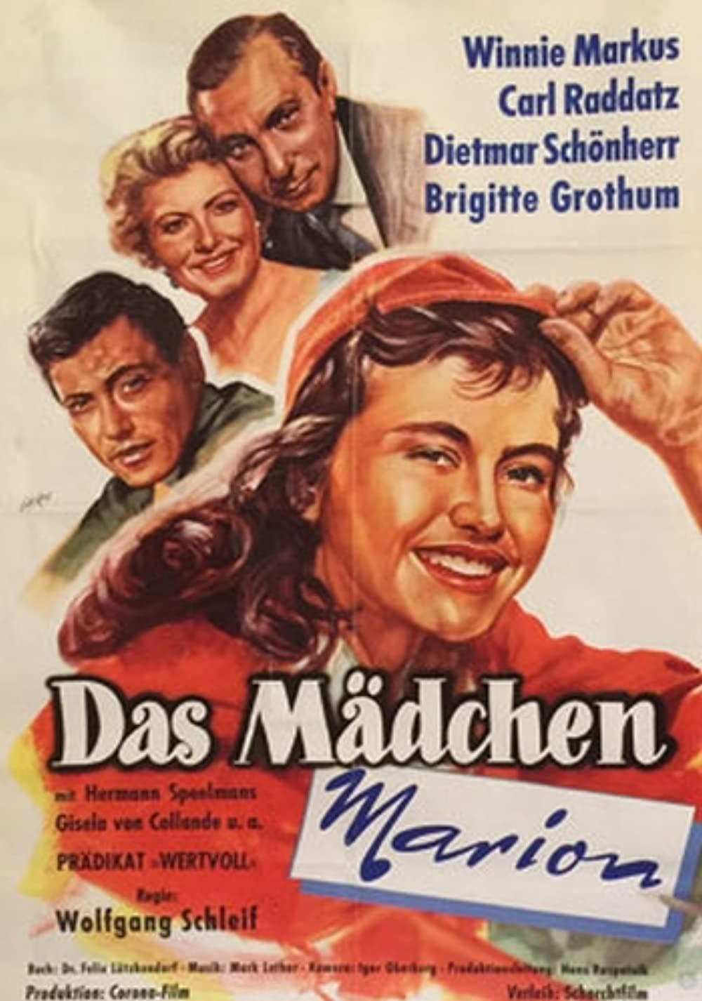 Poster zum Film Das Mädchen Marion - Bild 1 auf 1 - FILMSTARTS.de