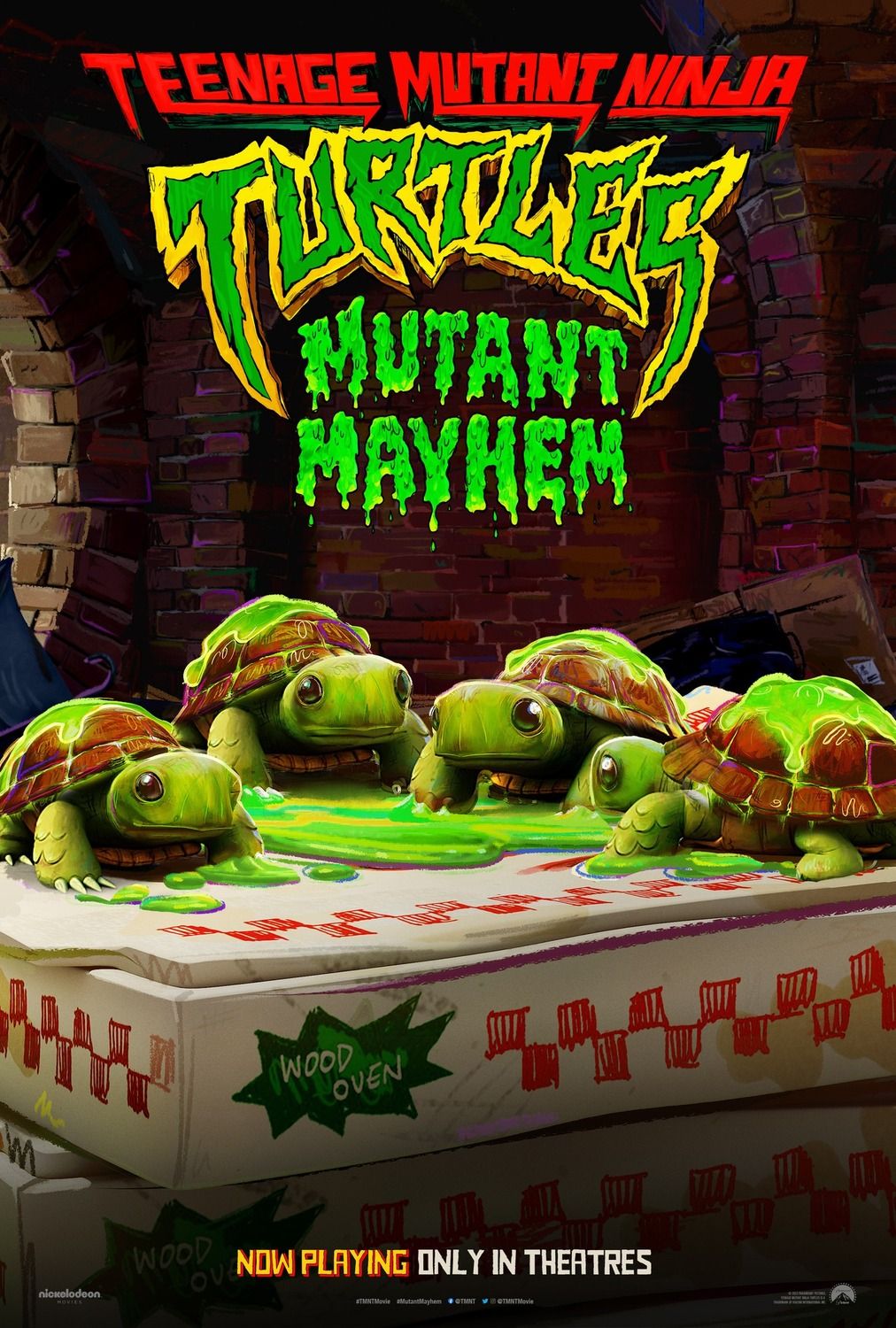 Poster zum Film Teenage Mutant Ninja Turtles: Mutant Mayhem - Bild 1 ...