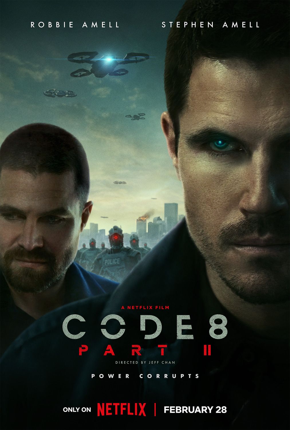 Poster zum Film Code 8 - Teil II - Bild 1 auf 2 - FILMSTARTS.de