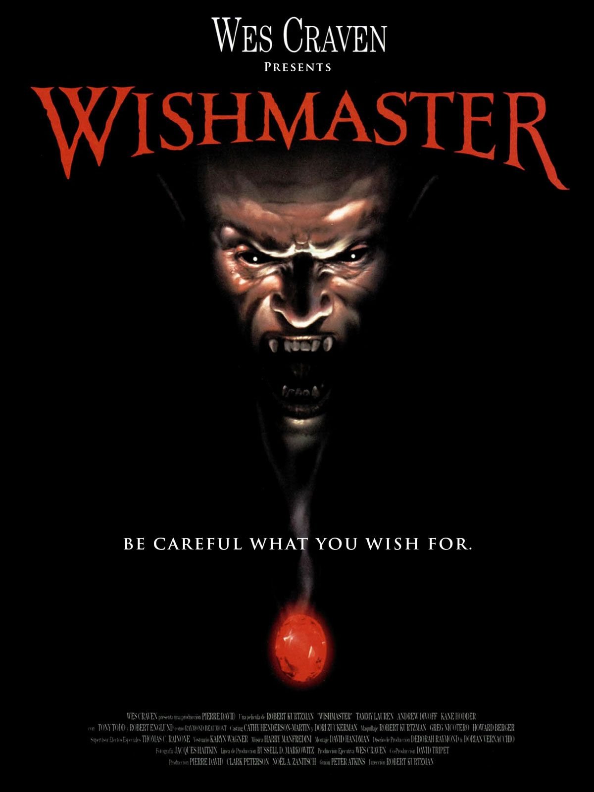 Poster zum Film Wes Craven's Wishmaster - Bild 1 auf 19 - FILMSTARTS.de